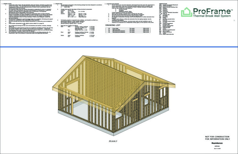 Engineering Sample - Pro Frame Wall System